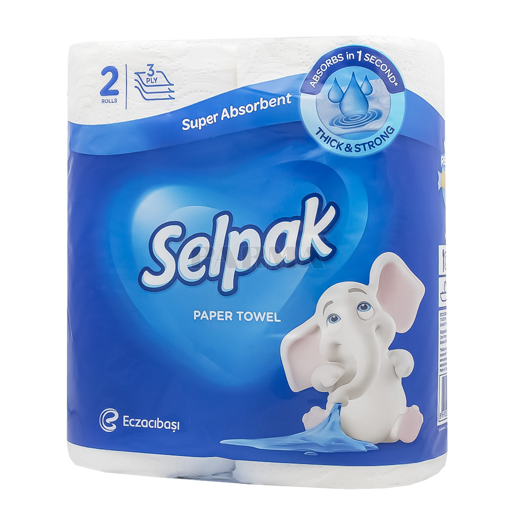 Paper towel "Selpak" 3ply 2pcs