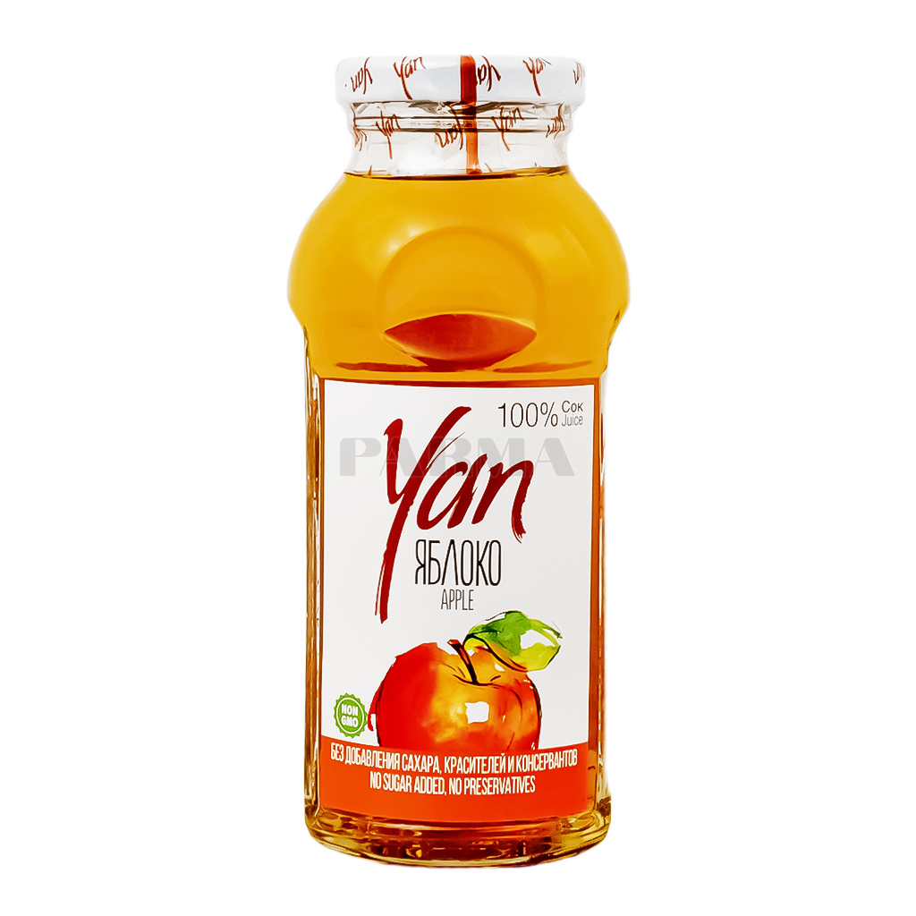 Natural juice "Yan" apple 250ml