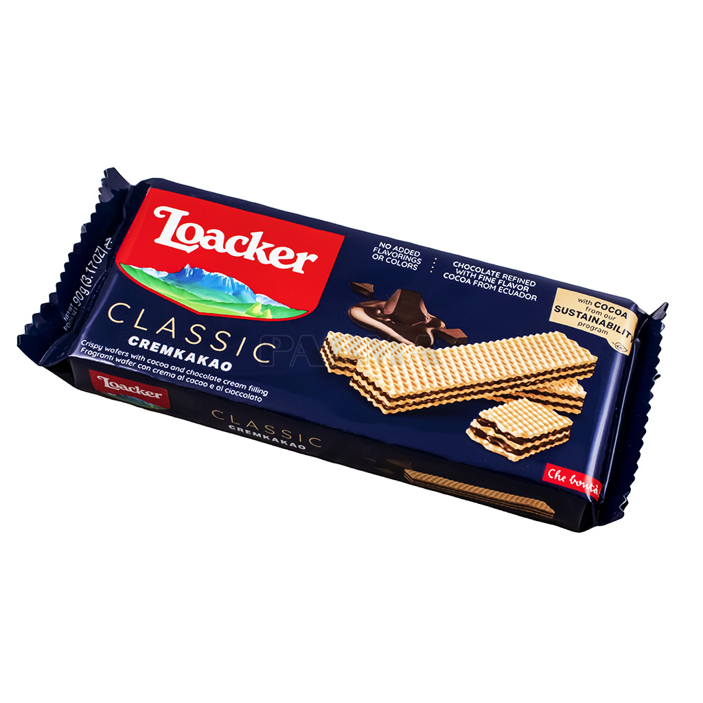 Waffle "Loacker" chocolate 90g