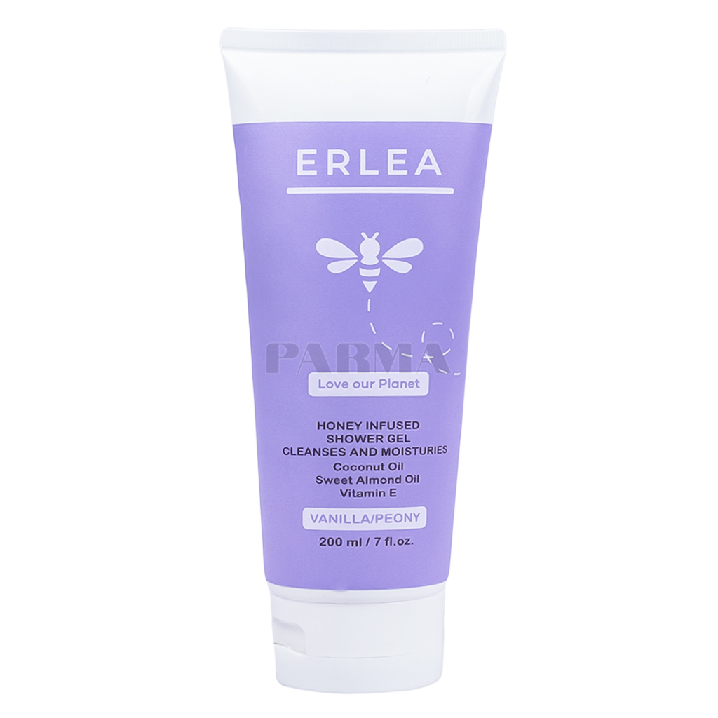 Shower gel "Erlea" vanilla, peony 200ml | PARMA.AM