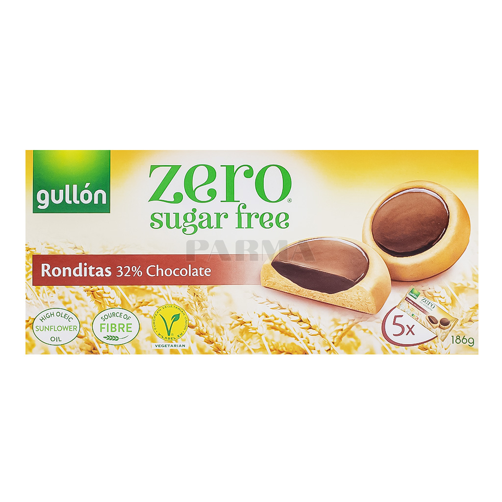 Cookies "Gullon" dark chocolate, sugar free 186g