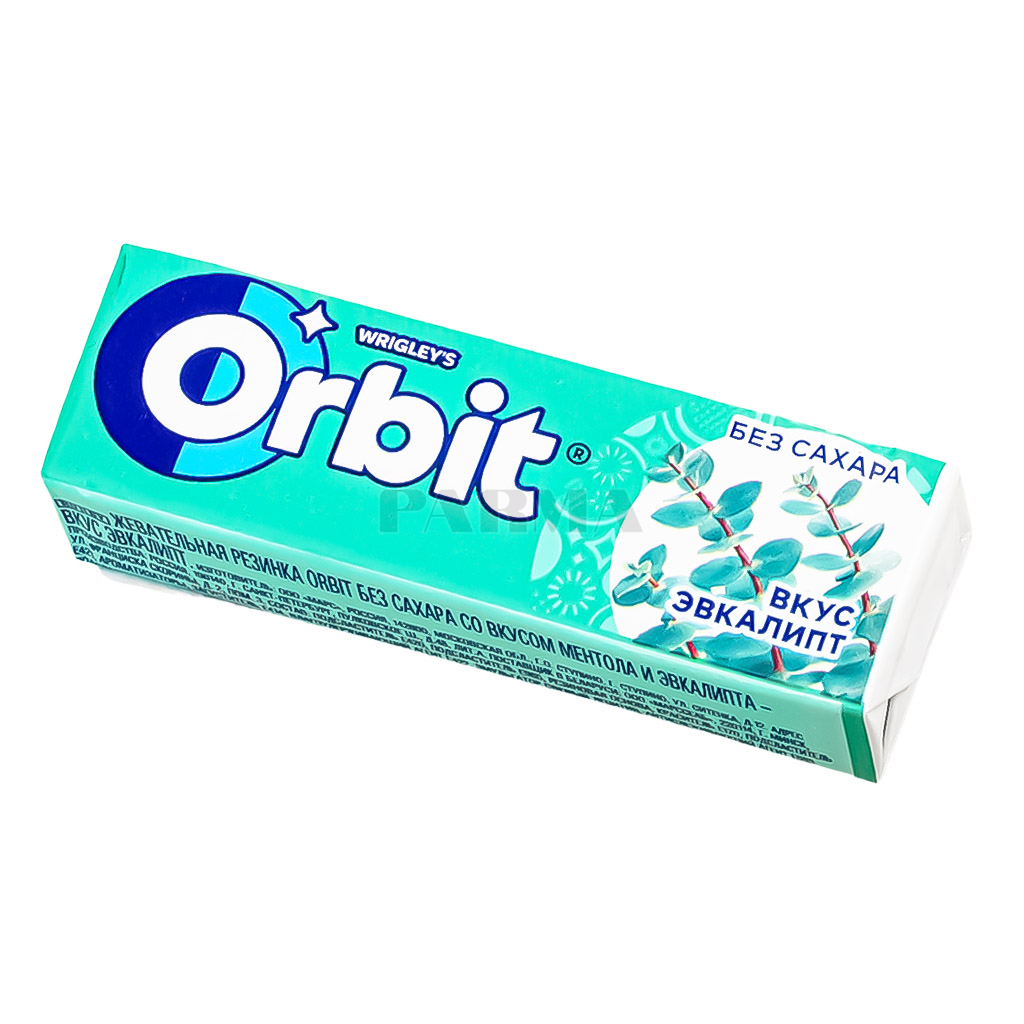 Chewing gum "Orbit" eucalyptus 13.6g | PARMA.AM