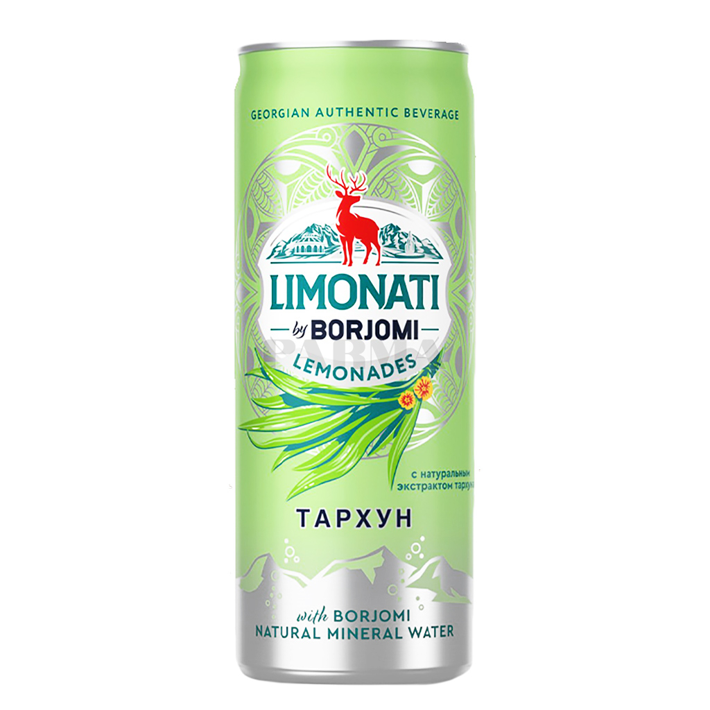 Refreshing drink "Borjomi Lemonati" tarragon 330ml