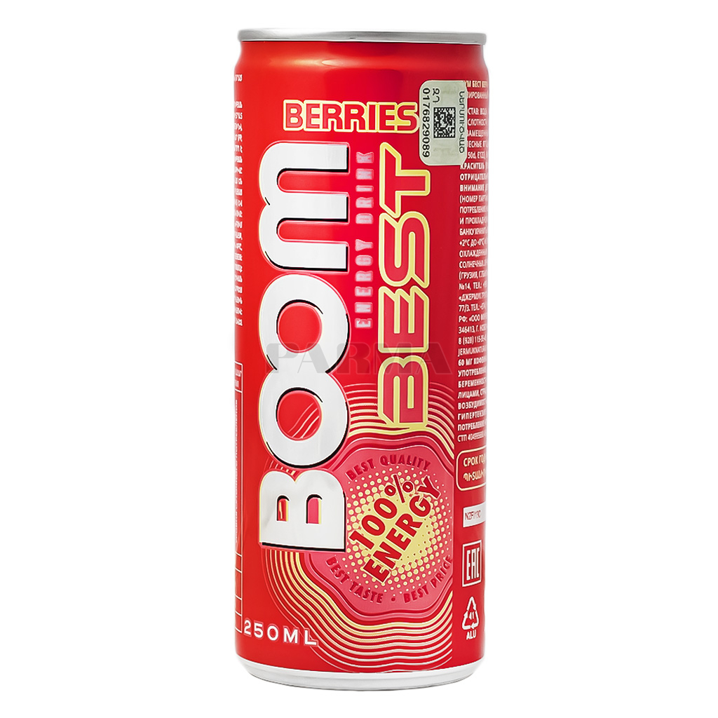 Energy drink "Boom Berries" 250ml