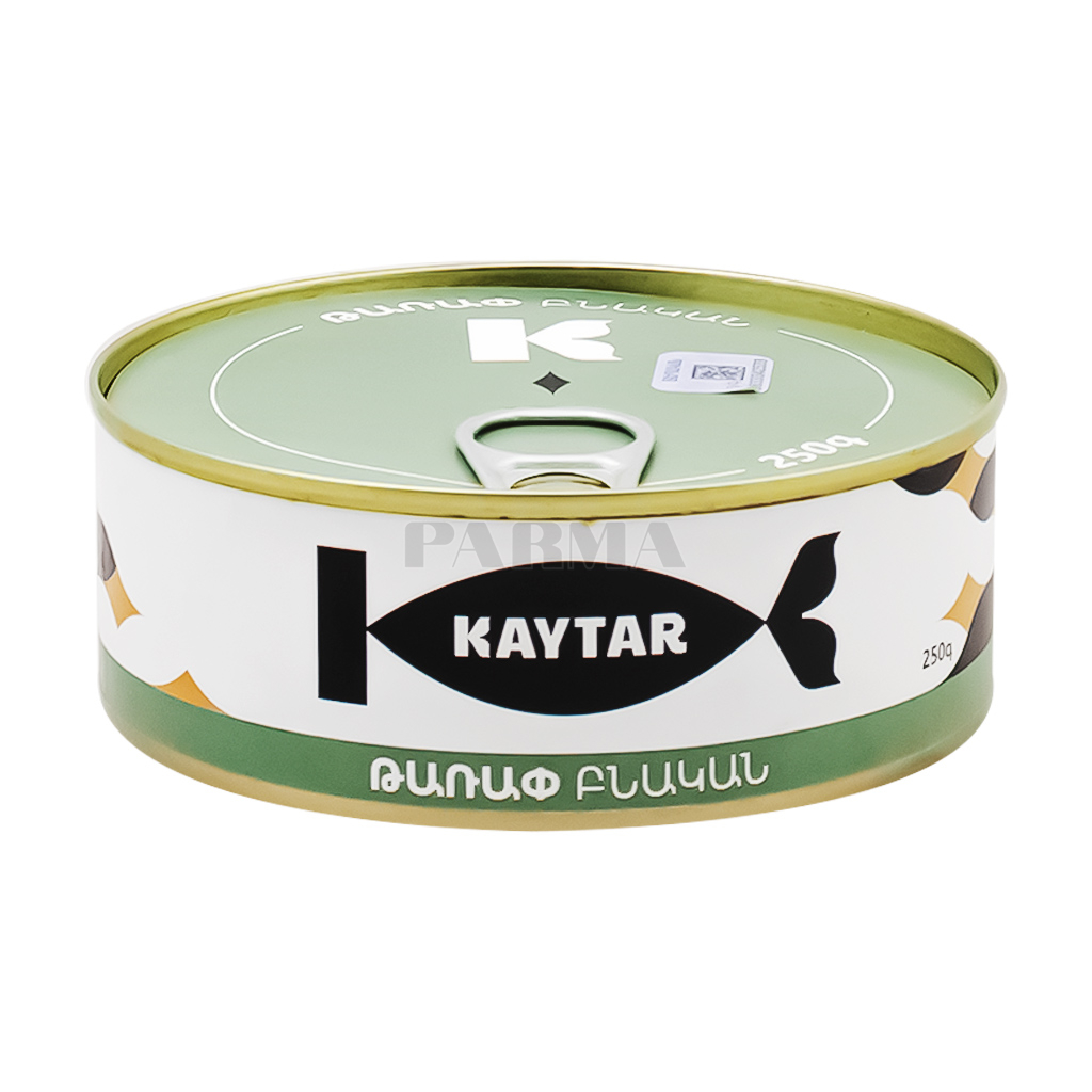 Tinned fish "Kaytar" sturgeon 250g