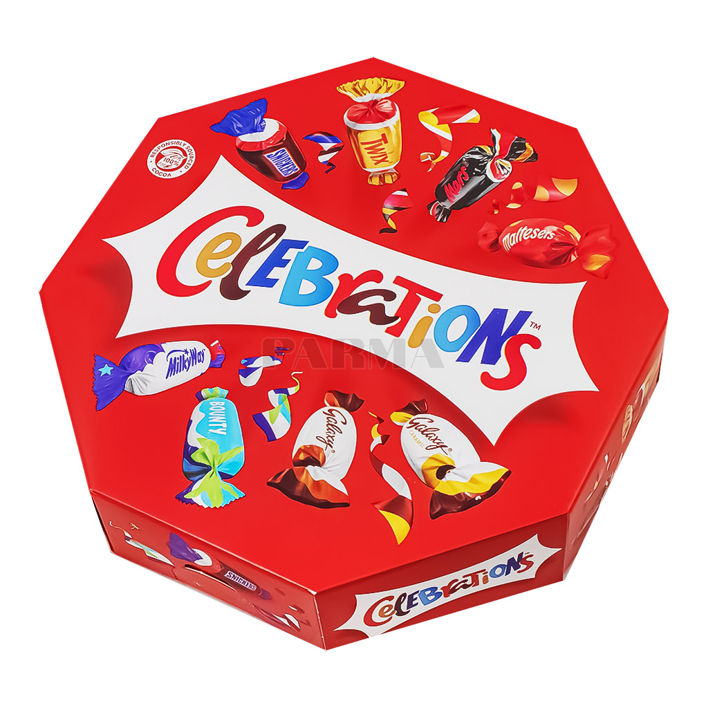 Շոկոլադե կոնֆետներ «Celebrations» կաթնային 385գ