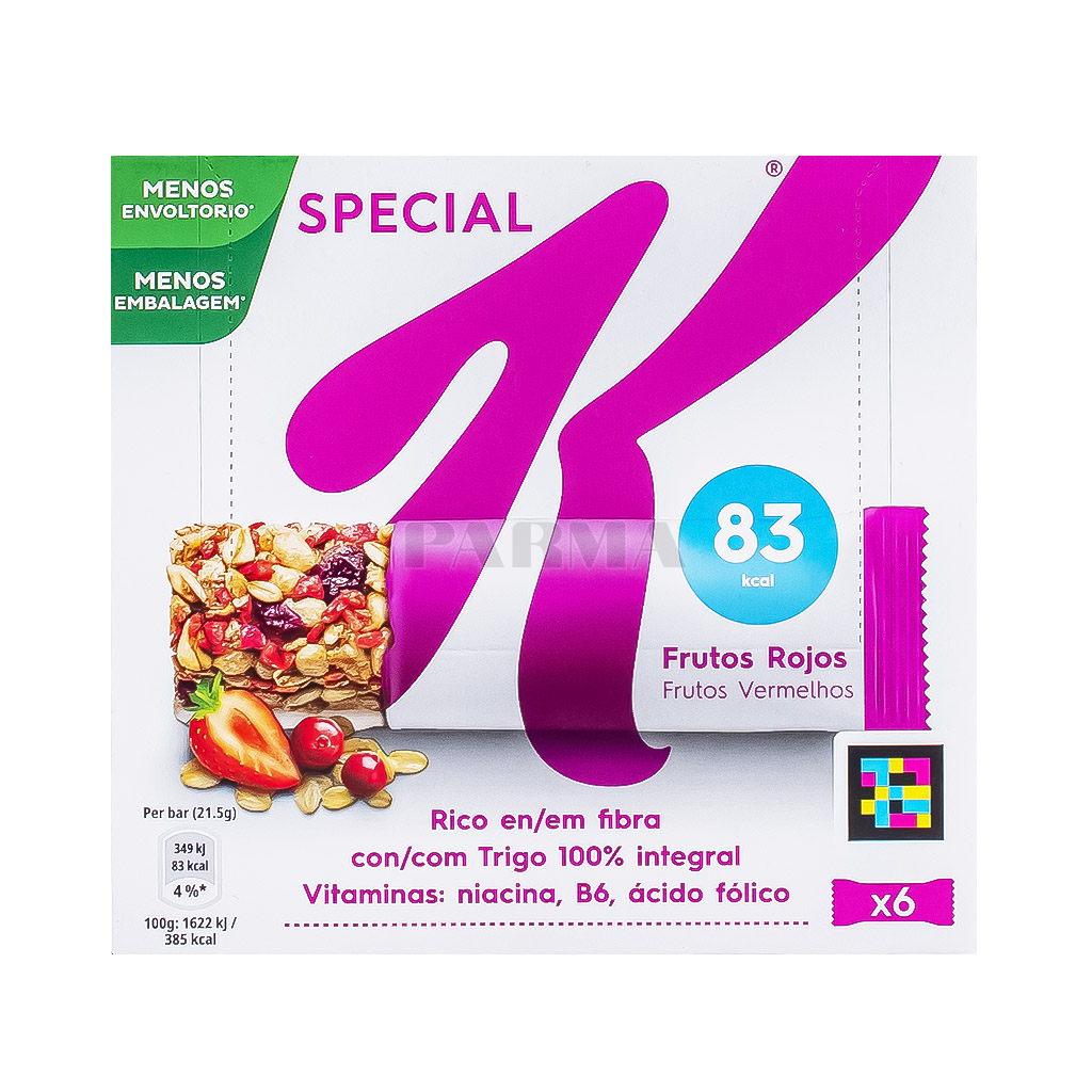 Baton "Kellogg's" cereal, fruit 129g