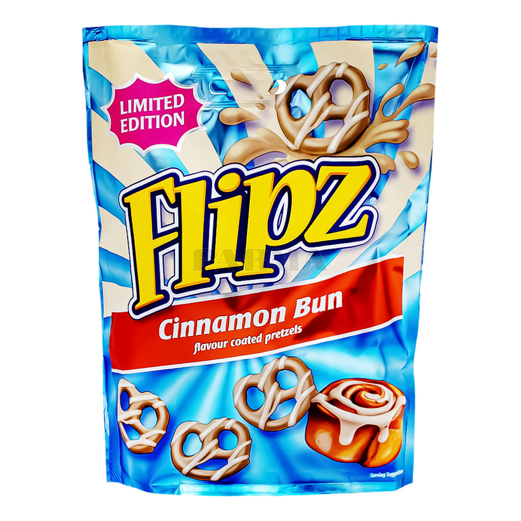 Pretzel "Flipz" cinnamon 90g | PARMA.AM