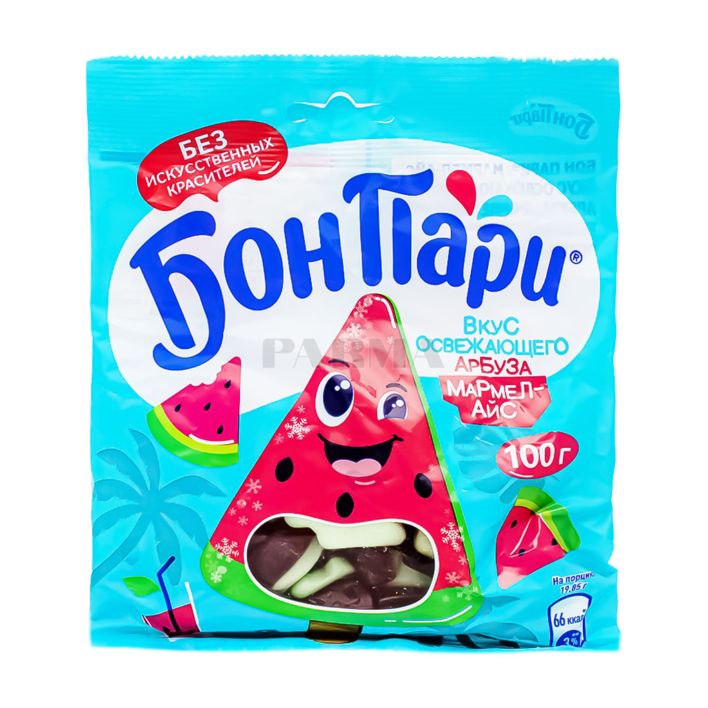 Marmalade candies "Bonpari" watermelon 100g