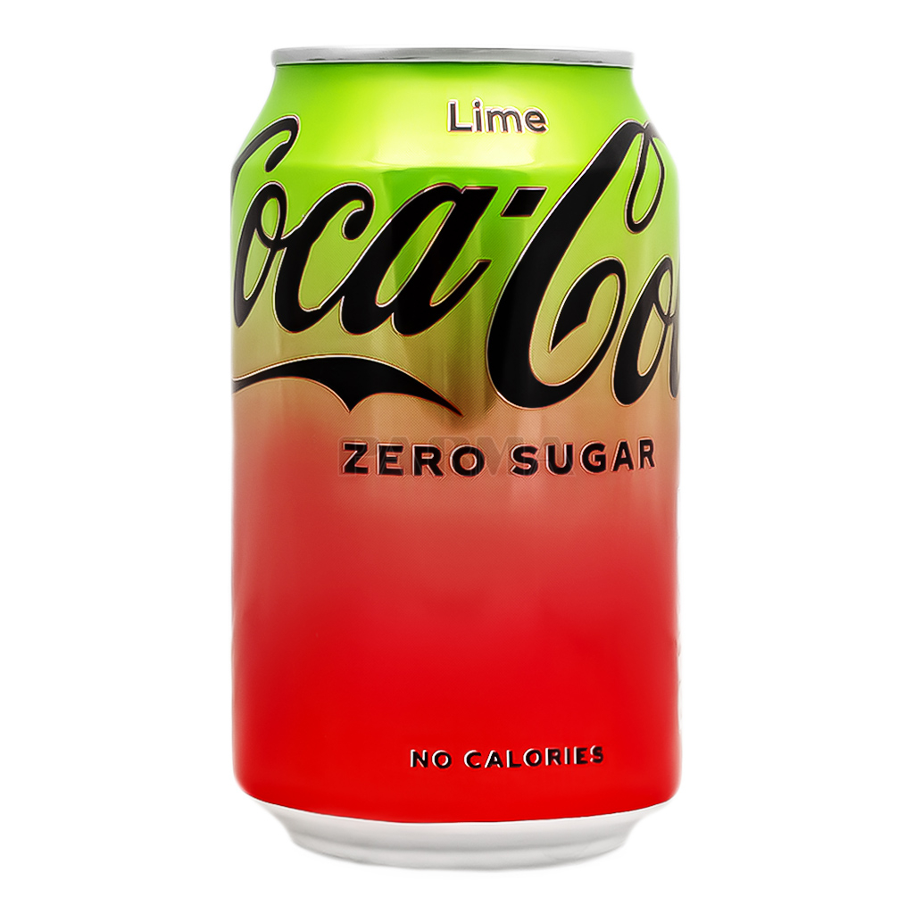 Refreshing drink "Coca Cola Zero" lime 330ml