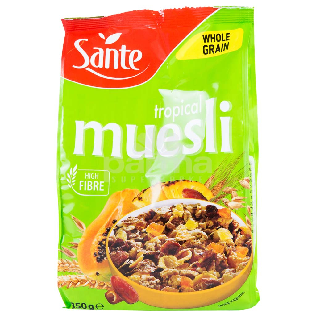 Muesli "Sante" tropical fruits 350g
