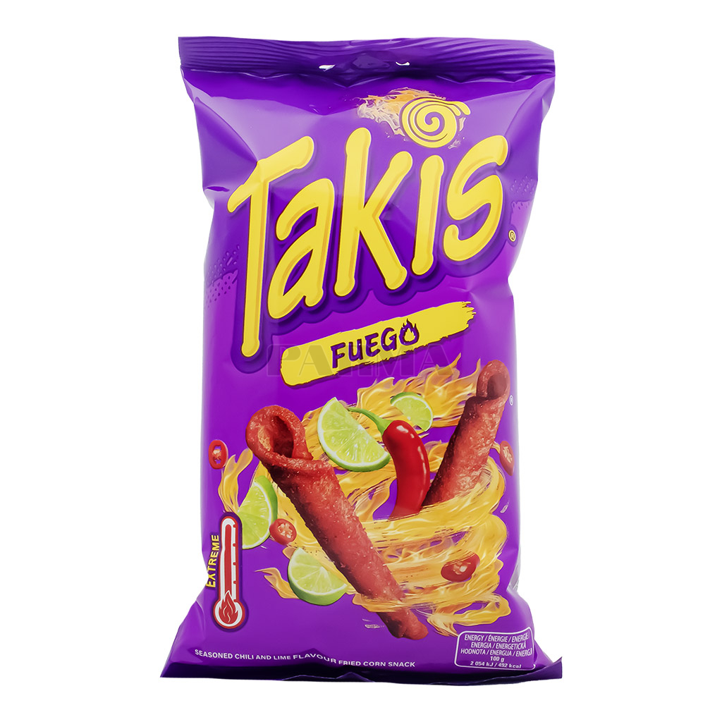 Chips "Takis" chili, lime 100g