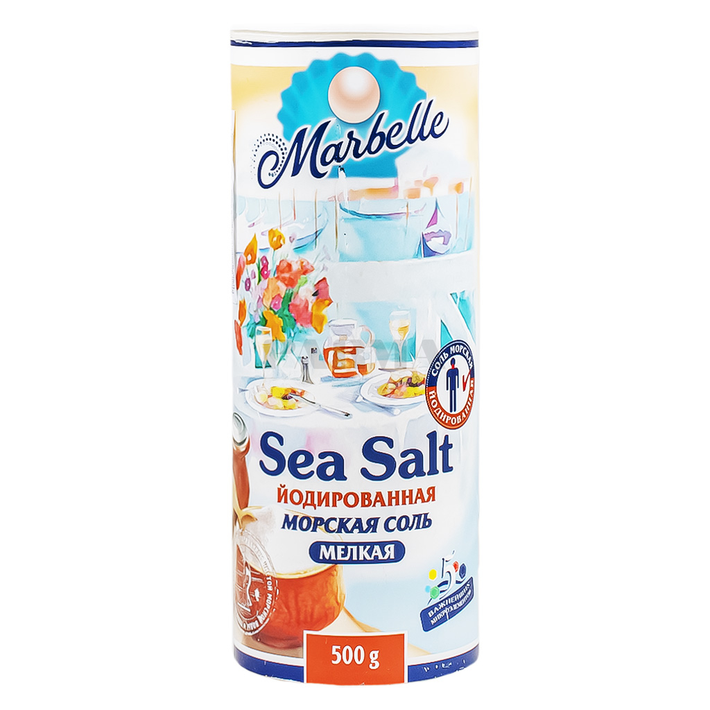 Sea salt "Marbelle" iodized 500g