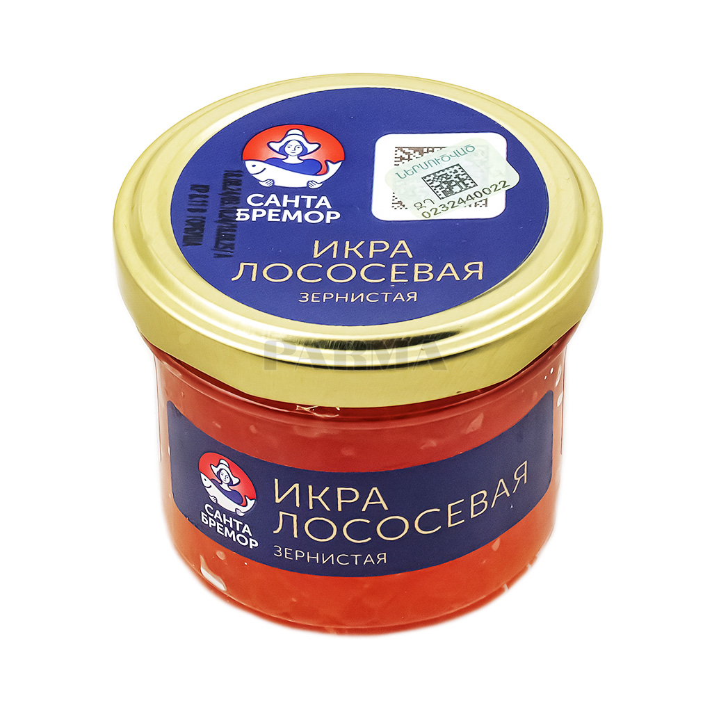 Pink salmon caviar "Santa Bremor" 95g